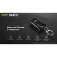 Nitecore TINI-2 SS Stainless Steel Dual-Core Rechargeable LED Keychain ...