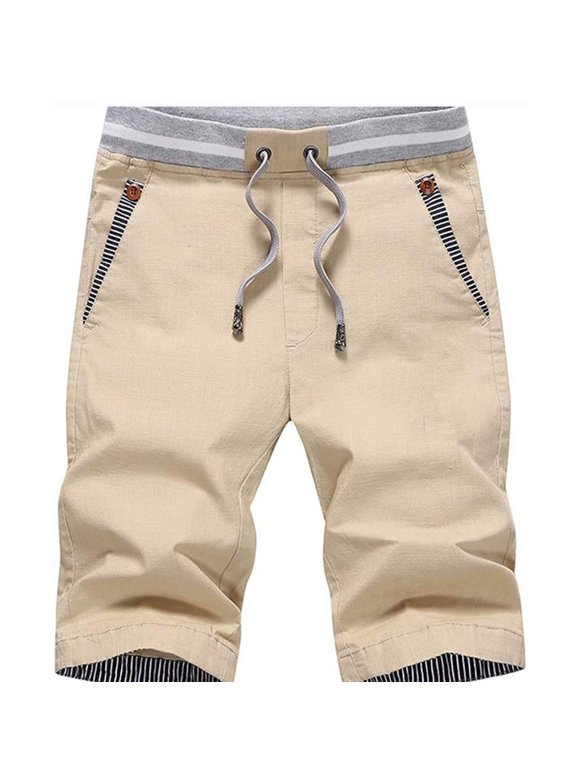 Zipper Pocket Shorts Men