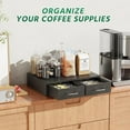 K Cup Organizer Coffee Pod Storage Box, Tea Organizer Holder and Drawer ...