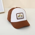 AWZXDE Color Block Cartoon Excavator Print Adjustable Baseball Sun Hat ...