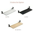 Clamp On Keyboard Tray Under Desk Pull Out Platform Height Adjustable ...
