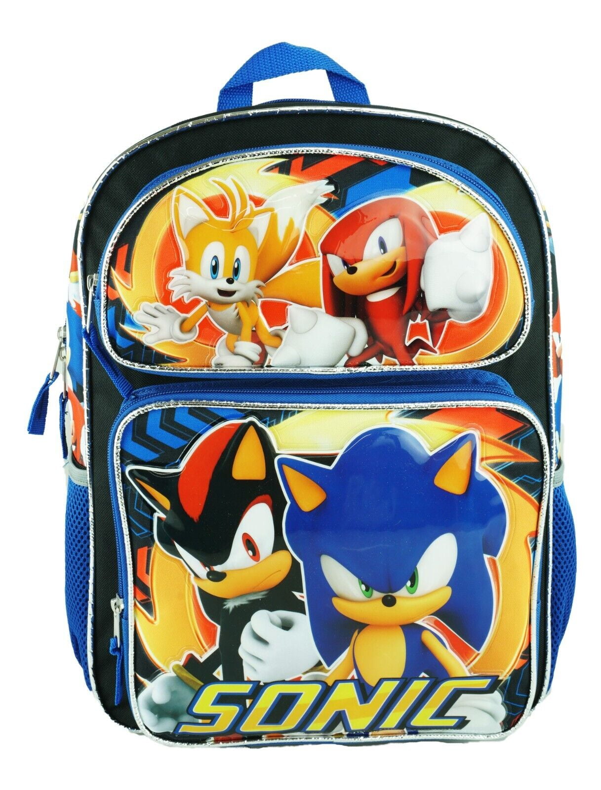 16 inches Sonic the Hedgehog Large Backpack- SHADOW & SONIC - Walmart.com