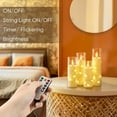 Ivory Flameless LED Candles with Remote Control & Timer, Battery ...