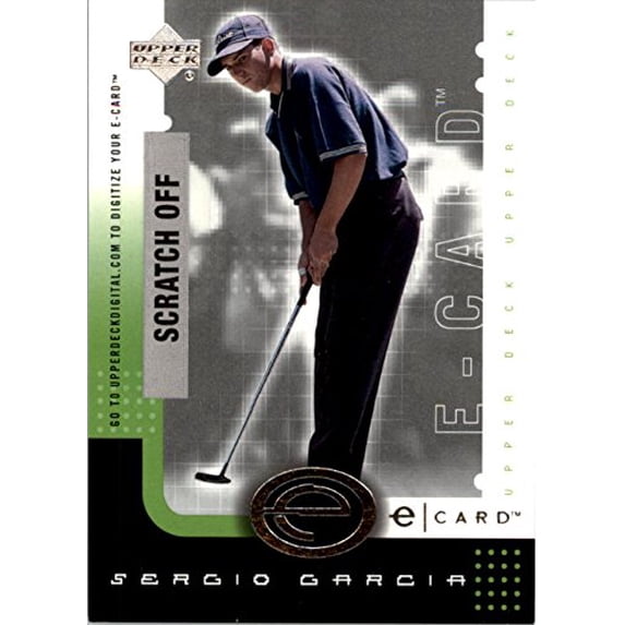 2001 Upper Deck e-Card #ETW Tiger Woods PGA Golf Trading Card - Walmart.com