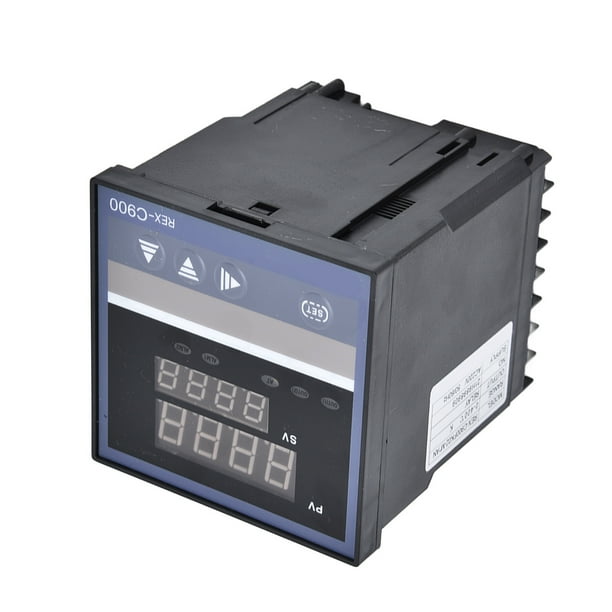 Controlador de temperatura Termostato digital inteligente PID Medidor Termopar tipo K AC220V ...