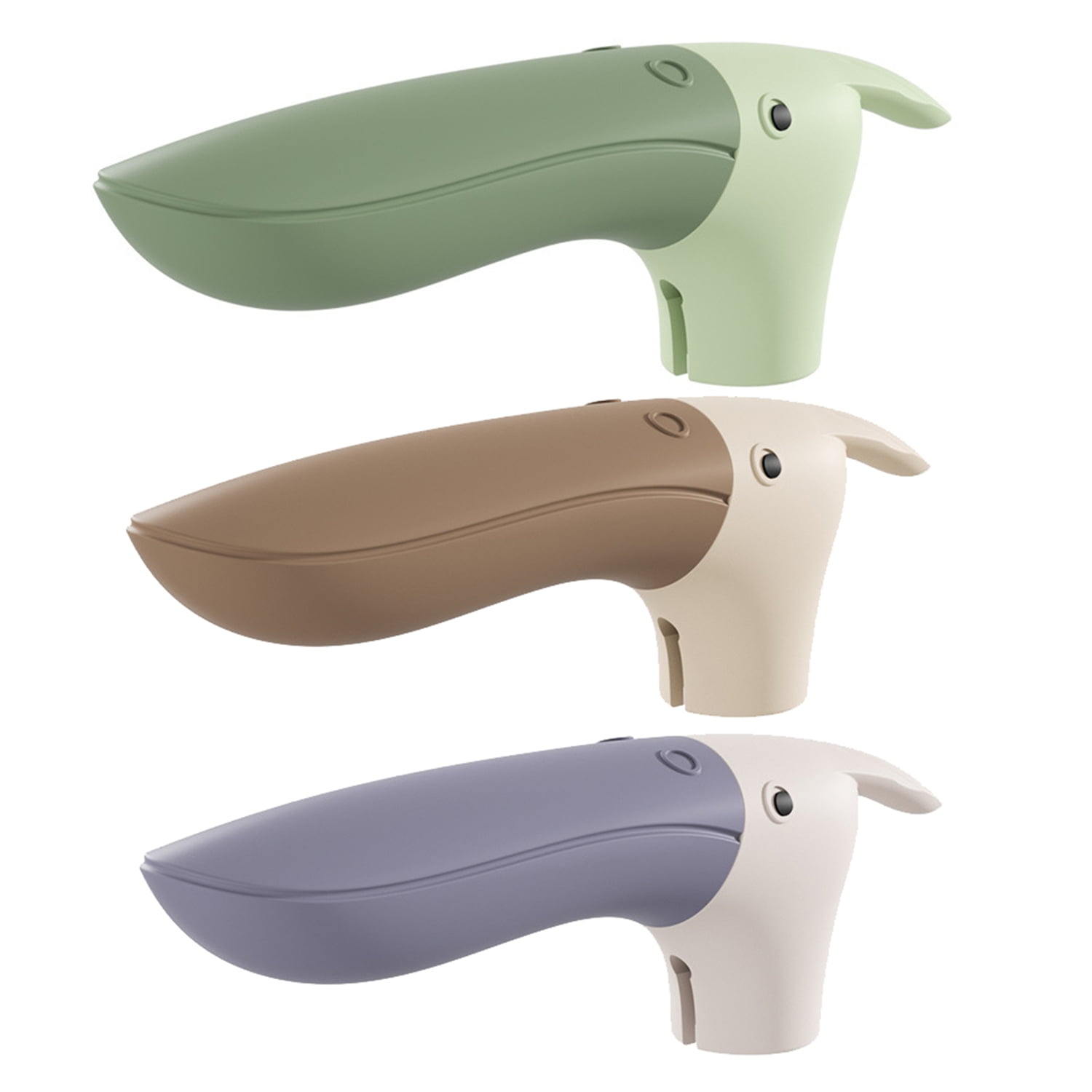 WONIU 3 Pack Silicone Door Handle Covers, Cute Animal Door Handle Cover ...