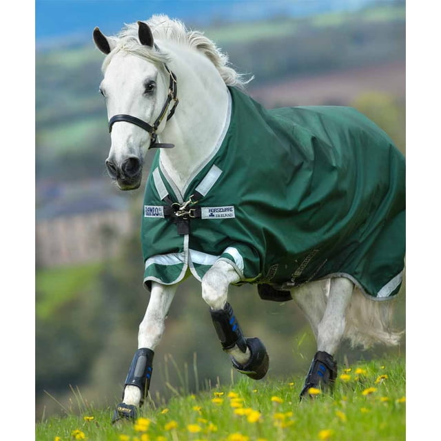 Rambo Original Turnout Sheet With Leg Arches (0g Lite), Green (Silver ...