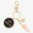 Claire's Girls Gold Mystical Gem Zodiac Keychain - Aquarius - Walmart.com