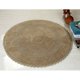 Saffron Fabs Bath Rug 36" Round Reversible Hand Woven Crochet Lace ...