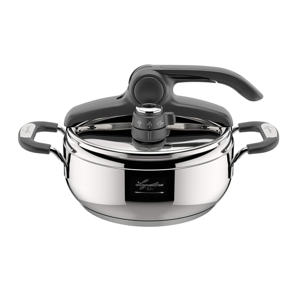 Lagostina Briosa LagoeasyUp Pressure cooker 35 Litres 1813 Stainless ...