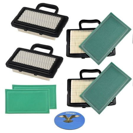 HQRP 4-pack Air Filter Kit for John Deere GY21056 MIU11286 LG273638S ...