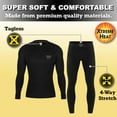 Xtreme Heat Men’s Base Layers Set Compression Pants & Shirt Thermal ...