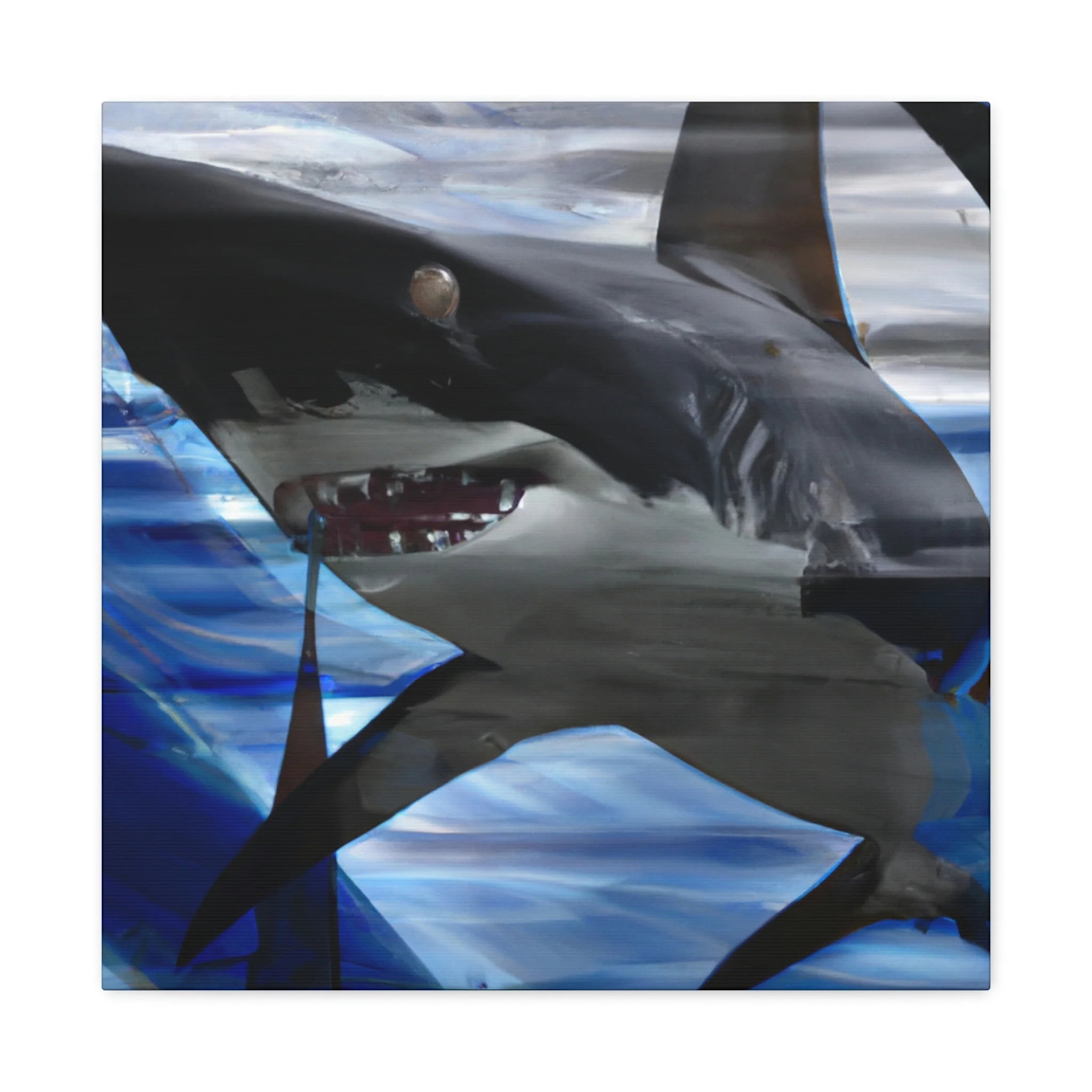 Sharks in a Dreamscape - Canvas - Walmart.com