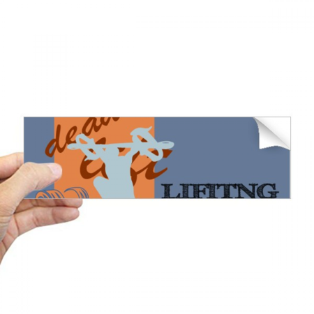 China Gym Squat Barbell Deadlift Rectangle Bumper Sticker Notebook ...