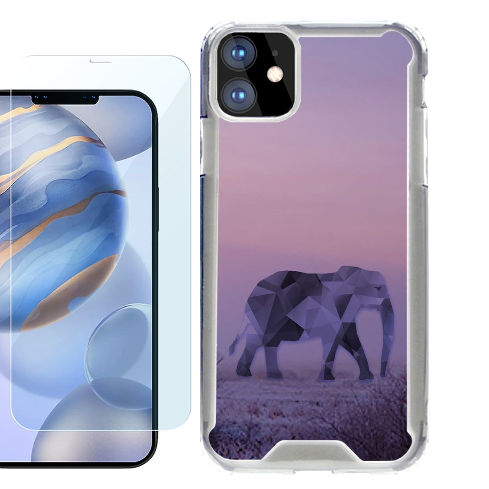 For Apple iPhone 12 Case, iPhone 12 Pro Case, Hybrid Bumper Phone case ...