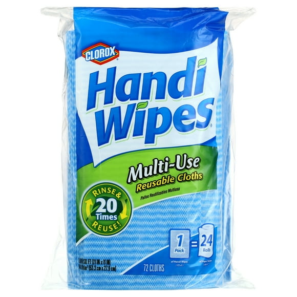 Clorox Handi Wipes Multi-Use Reusable Cloth, 72 Cloths