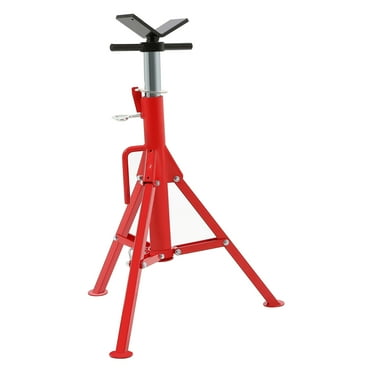 V-Head Pipe Jack Stand, Versatile and Sturdy,27 to 52 inches Adjustable ...