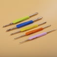5 Pcs Crochet Hooks Set with Handles Double Head Knitting Needle ...