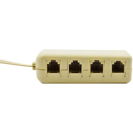 Telephone Line Modular Splitter RJ11 6P4C 4 Way Telephone Line Splitter ...