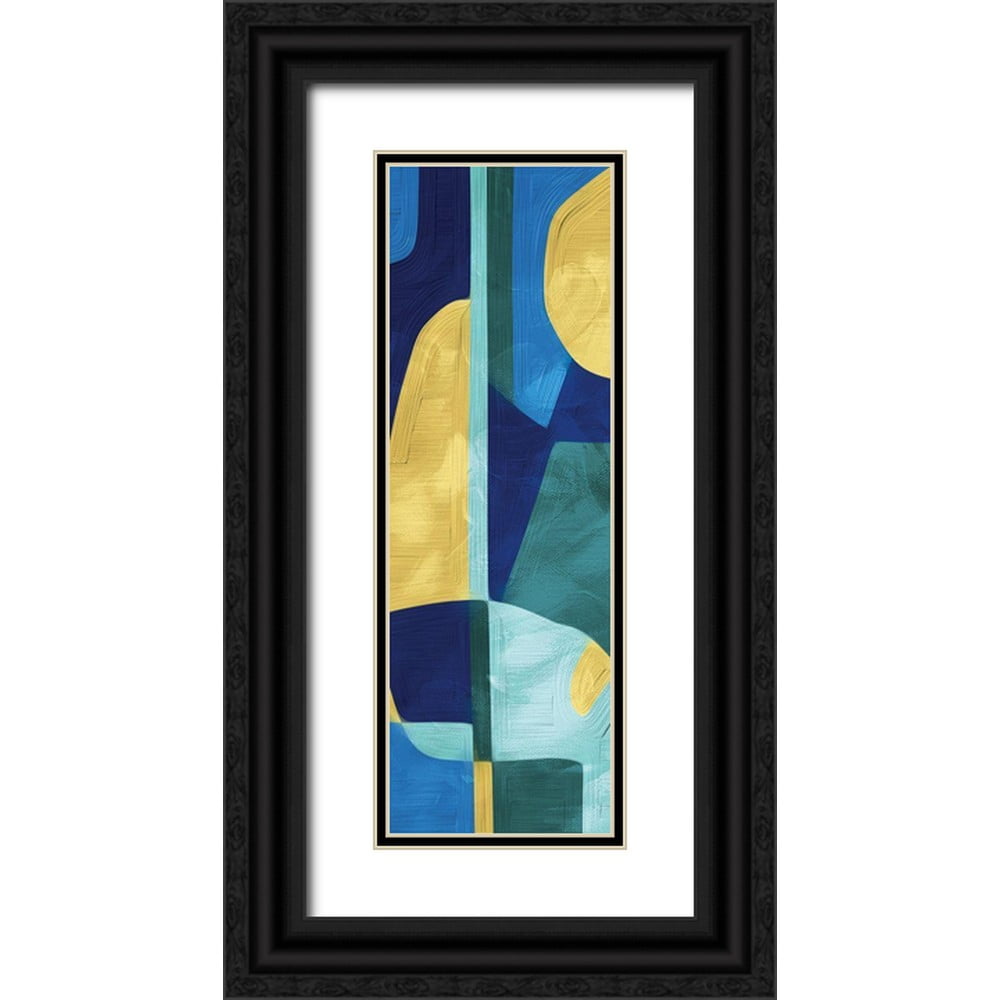 Villa, Milli 11x24 Black Ornate Wood Framed with Double Matting Museum ...