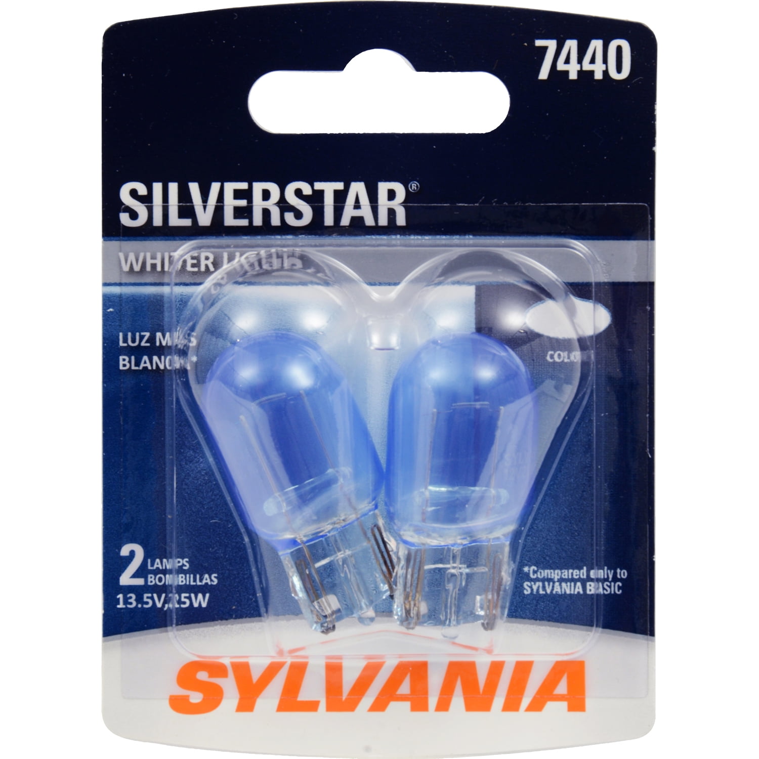 SYLVANIA 7440 SilverStar Mini Bulb, Pack of 2 - Walmart.com
