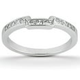 Pompeii Princess Cut Diamond Engagement Ring Wedding Ring Set 1ct 14K White Gold - Walmart.com