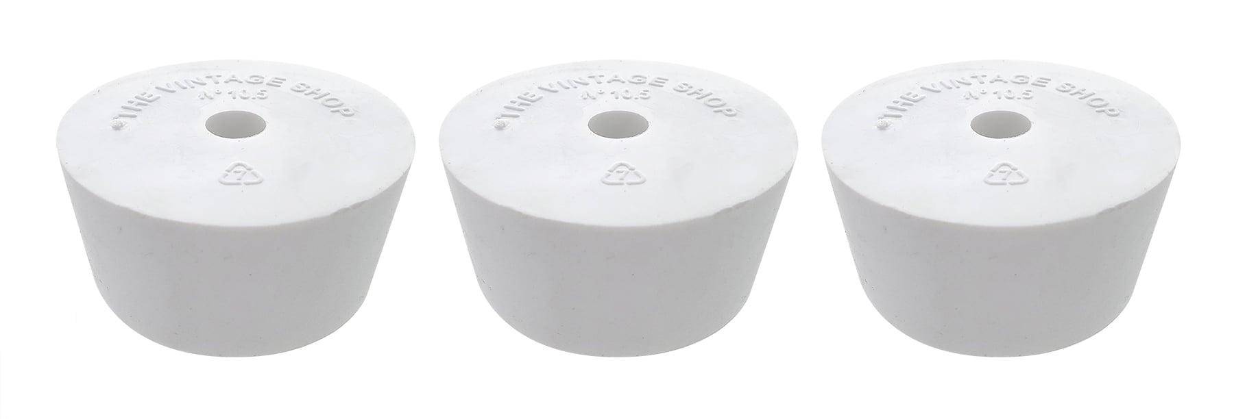Home Brew Ohio #10.5 Drilled Rubber Stopper Set of 3 - Walmart.com
