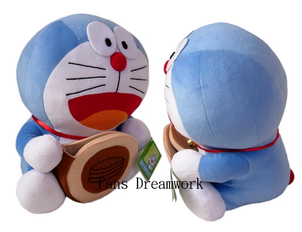 Doraemon Plush Toy Holding Round Cell Phone Holder (12in) - Walmart.com