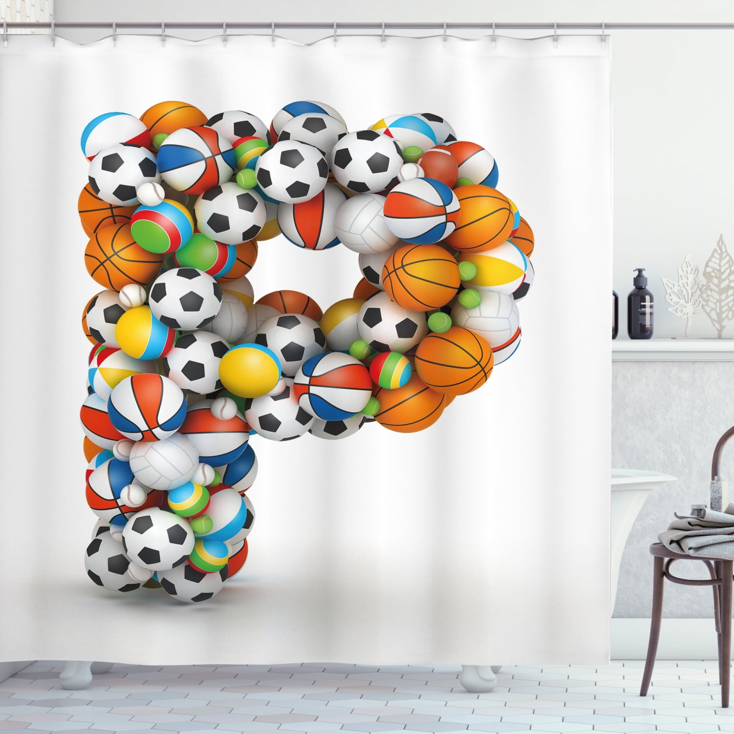Alphabet Letters Sports Theme Art