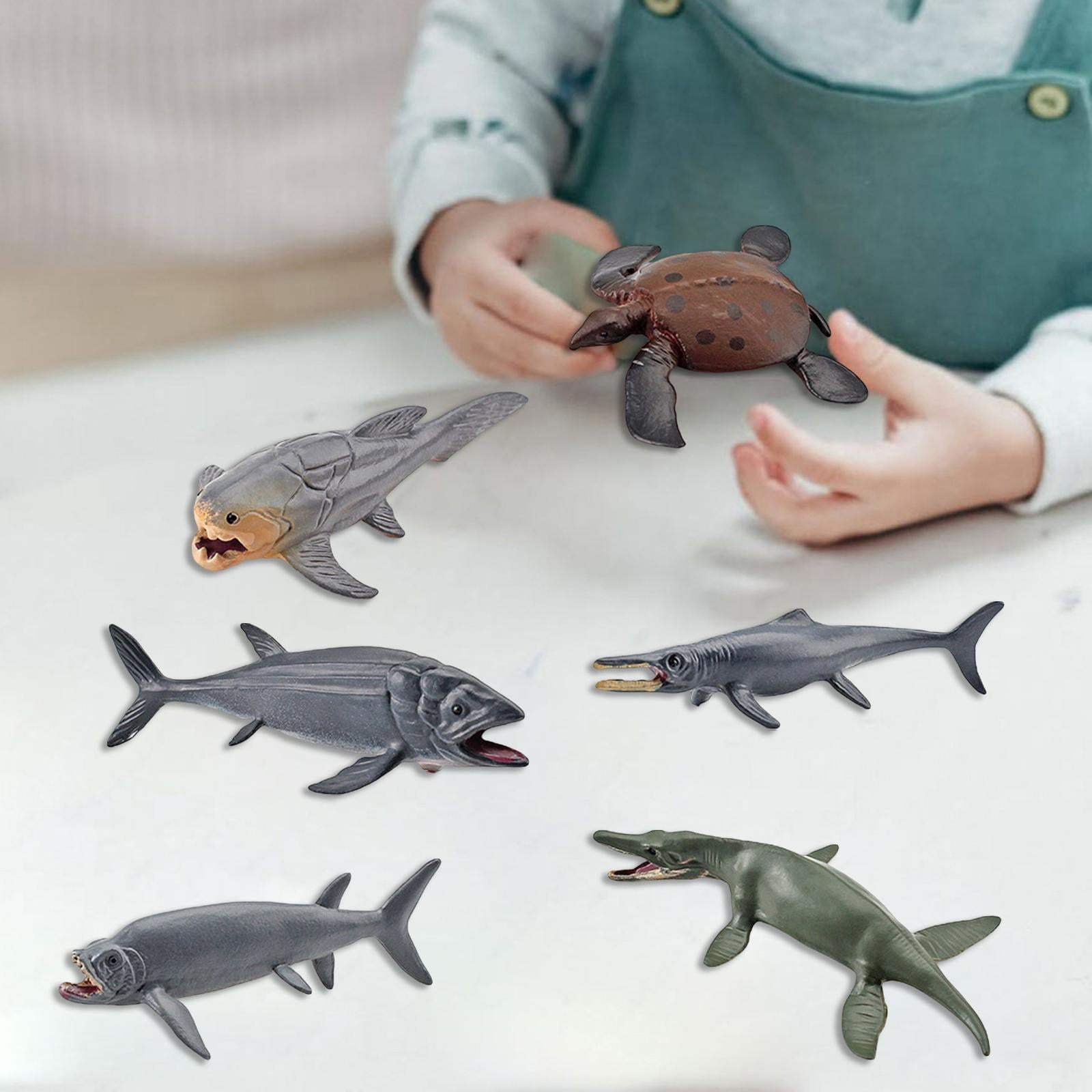 6x Prehistoric Marine Animal Model, Sea Creature Animal Figurines, for ...