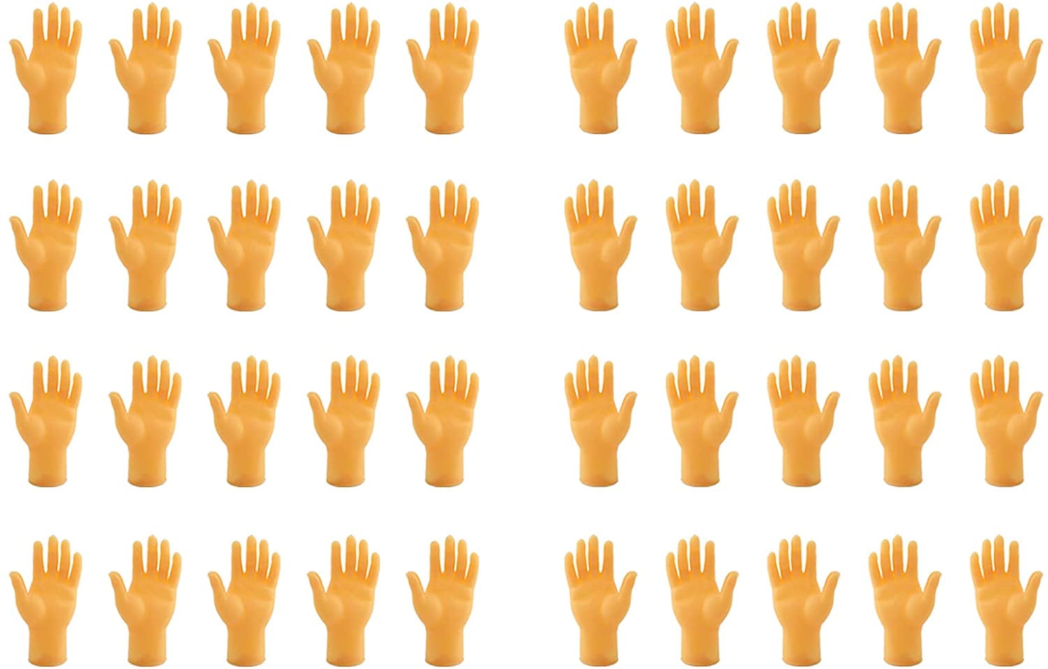 HTAIGUO 40 Pieces Finger Hands, Mini Finger Hands Little Tiny Hands ...
