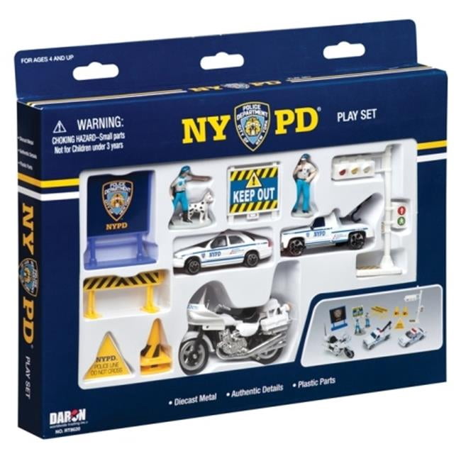 Daron Worldwide Trading NYPD 14 Piece Playset - Walmart.com