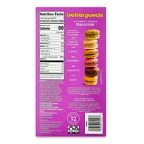 bettergoods Assorted Macarons 5.4 oz 12 Count French Light and Crispy ...
