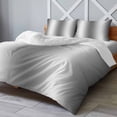 4 Piece Duvet Cover Set Full, Modern Watercolor Grey Gradient Soft ...