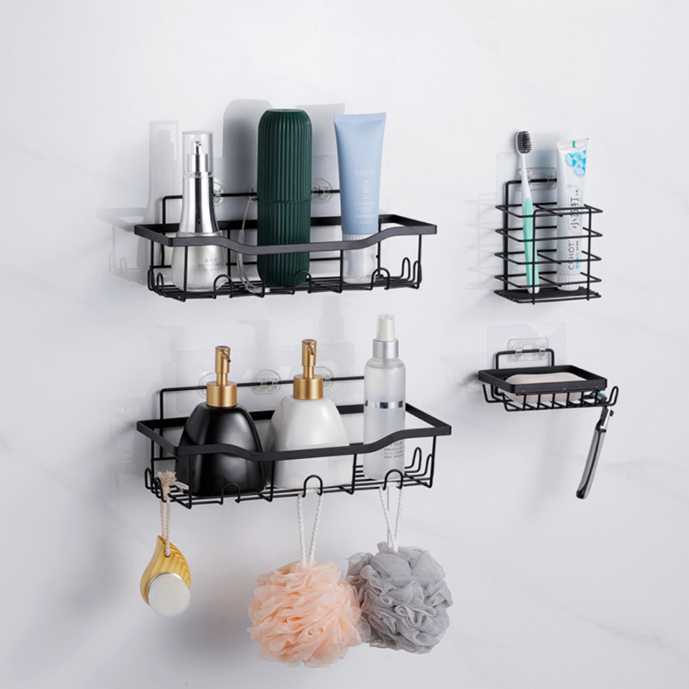 5-Pack Shower Caddy, Shower Shelves, Adhesive Shower Organizer No ...