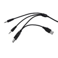Space Efficient Circular USB Hub 3 Port Expansion Auditory Output Port ...
