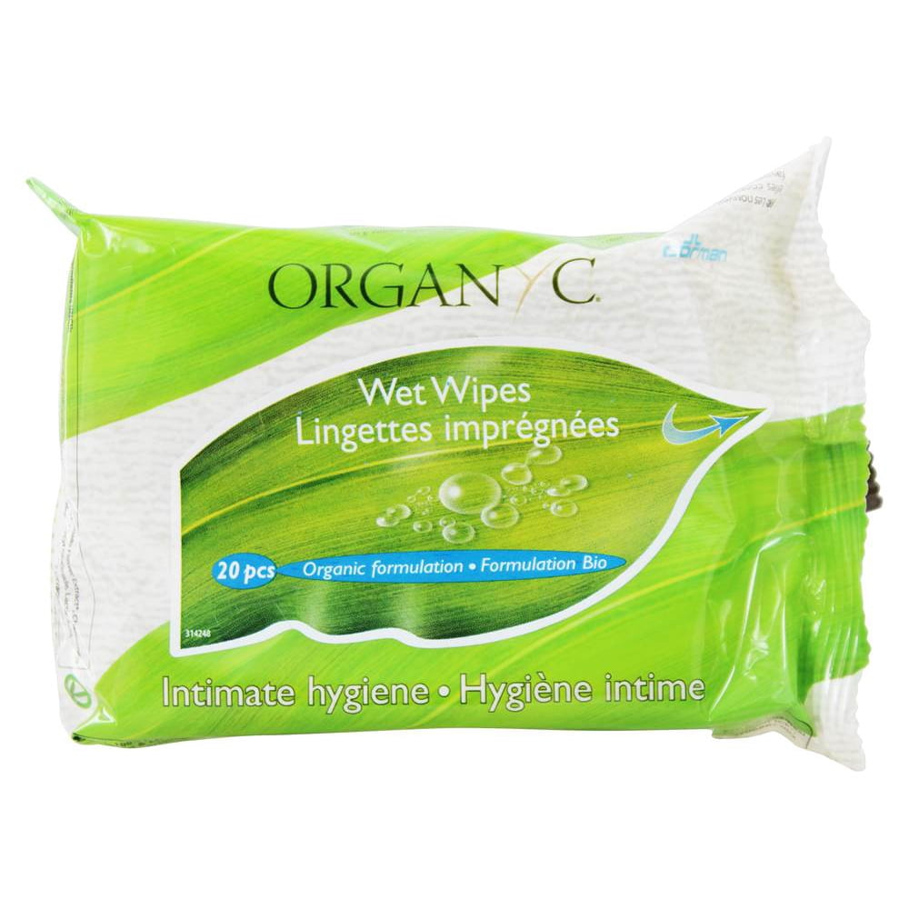 Organyc - Organic Cotton Intimate Hygiene Wet Wipes - 20 Piece(s ...