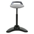 Alera Sit to Stand Perch Stool, Gray with Black Base - Walmart.com