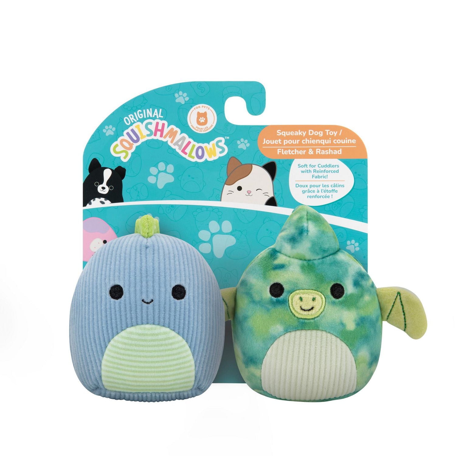 Click here for Squishmallows Squeaky Pet Toys 2-Pack - Kervena &... prices
