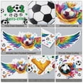 6 Pack Assorted Cartoon Football Theme Stickers, Sports Party Favors ...