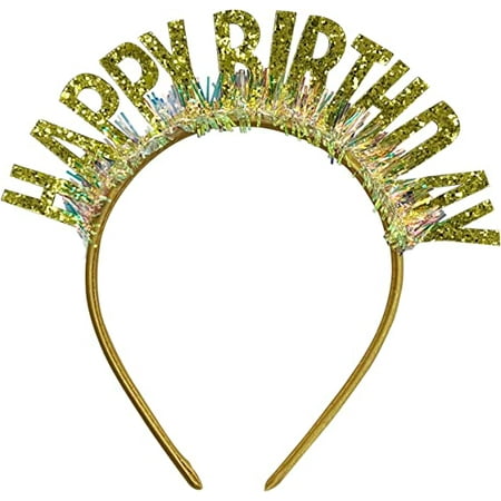 HEIBIN Birthday Girl Headband Birthday Tiara Happy Birthday Crown for ...