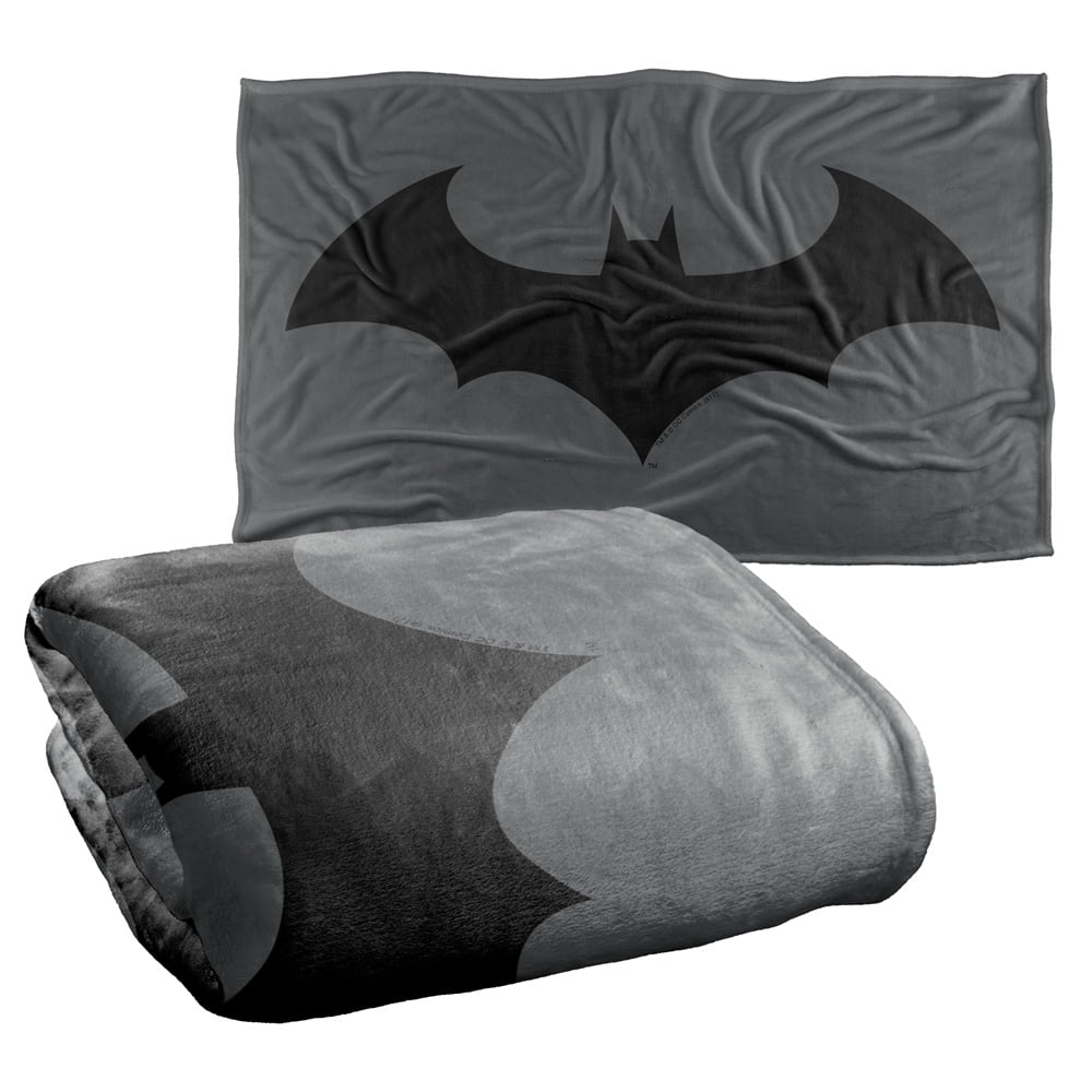 Batman Shadow Bat Logo Silky Touch Super Soft Throw Blanket 36" x 58 ...