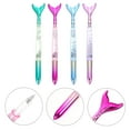 LEORX 4pcs Cute Mermaid Ink Ballpoint Pens Fun Stationery For Students ...
