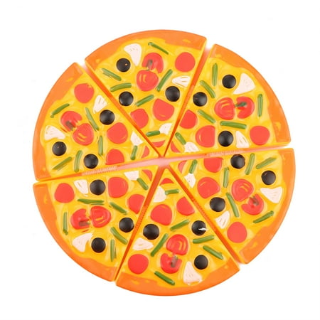 Sturdy Six Sliceable Plastic Pizza Toy Food Cooking Play, Pizza Toy For ...