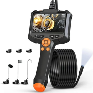 Borescope Endoscope Camera With Light, HD 1080P Borescope With 5'' LCD ...