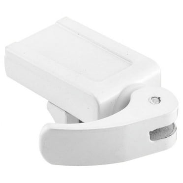 Sliding Window Lock, 1/2 in., Diecast Construction, White, For Vinyl ...