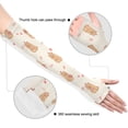 Capybara Love Pattern UV Protection Cooling Arm Sleeves, Compression ...