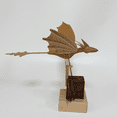 Dragon Wooden Mechanical Model, Western Mythical Animated Flying ...