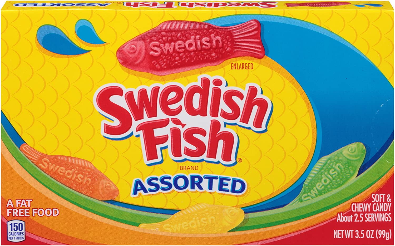 Swedish Fish Assorted Flavors, 3.5-Ounces (Pack Of 12) - Walmart.com