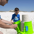 Create A Castle Mold Tower Kit, Premium 6-Piece Sandcastle Building Set ...